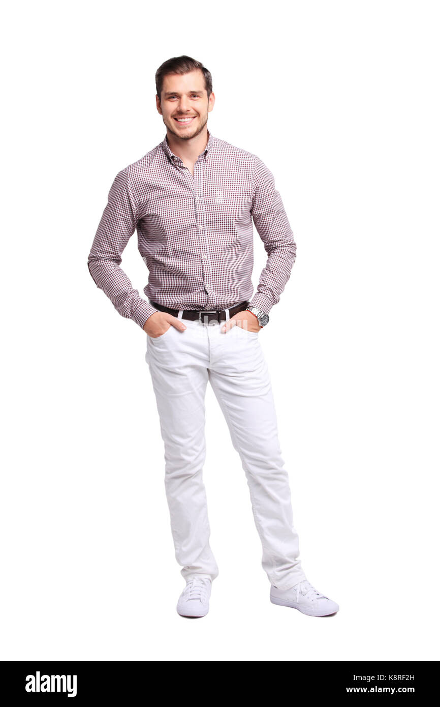 Cutout male full body white background hi-res stock photography and ...