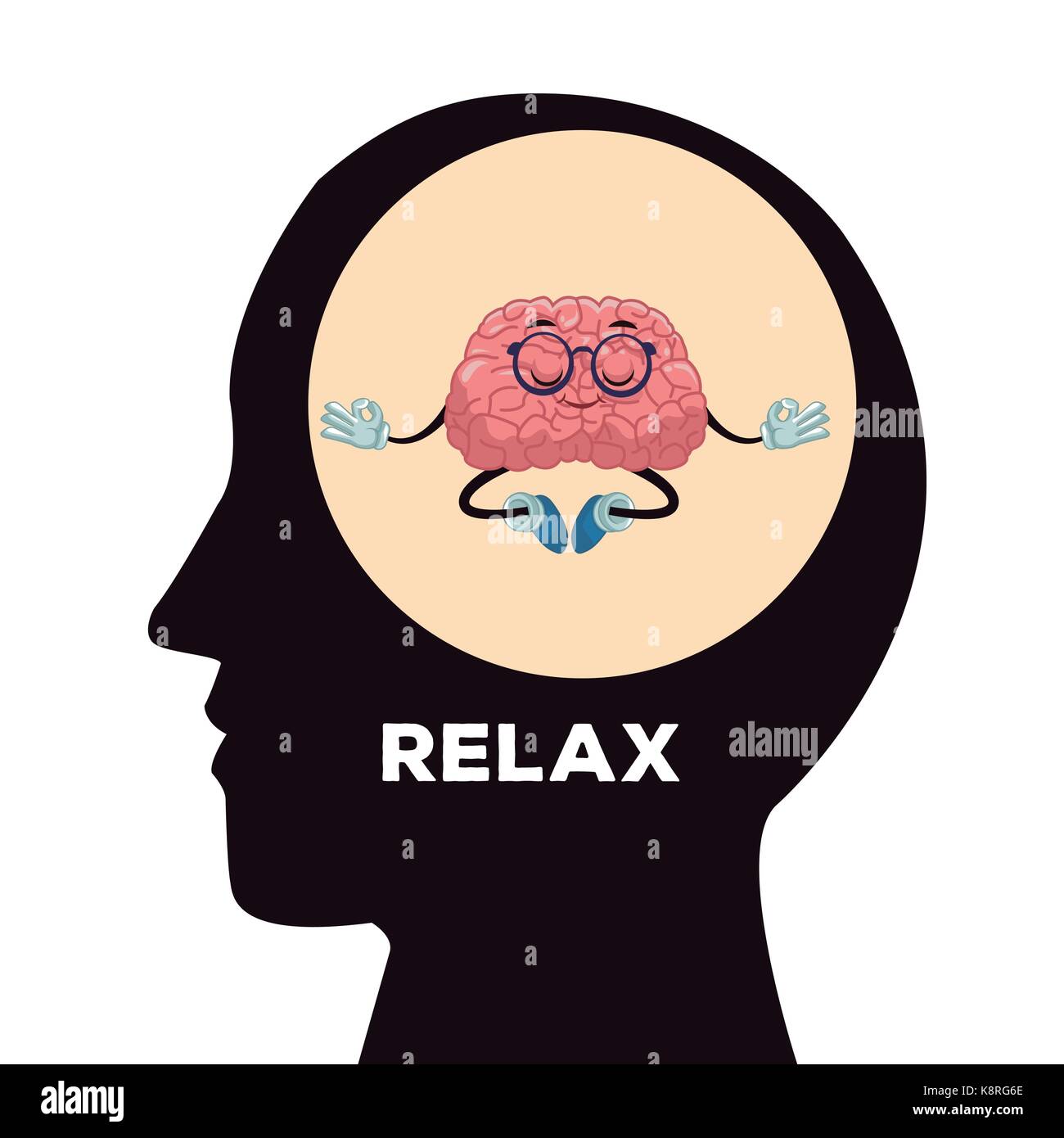Cute brain cartoon Stock Vector Image & Art - Alamy