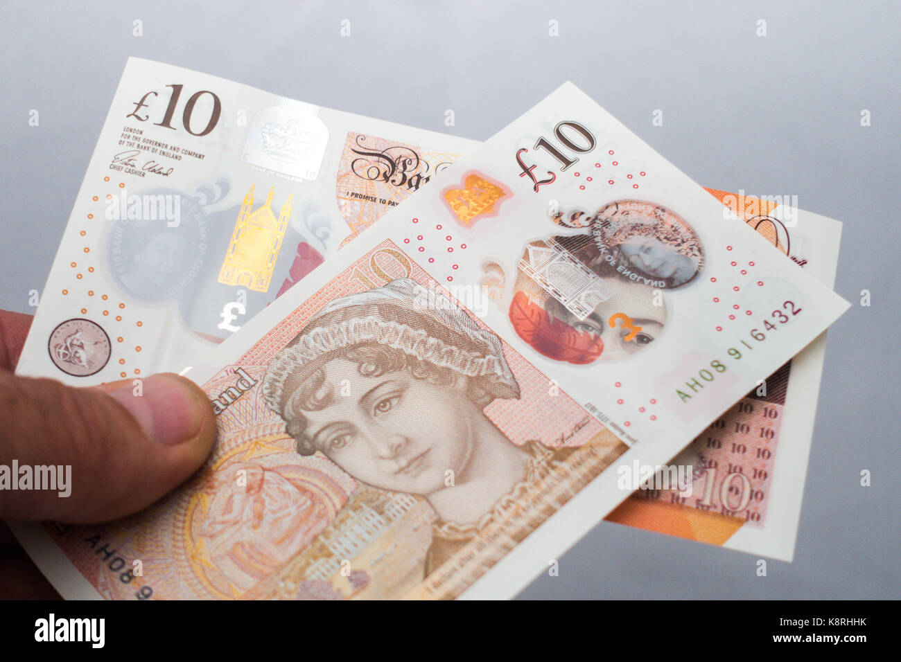 The new 10 pound note a modern Polymer banknote which will decrease ...