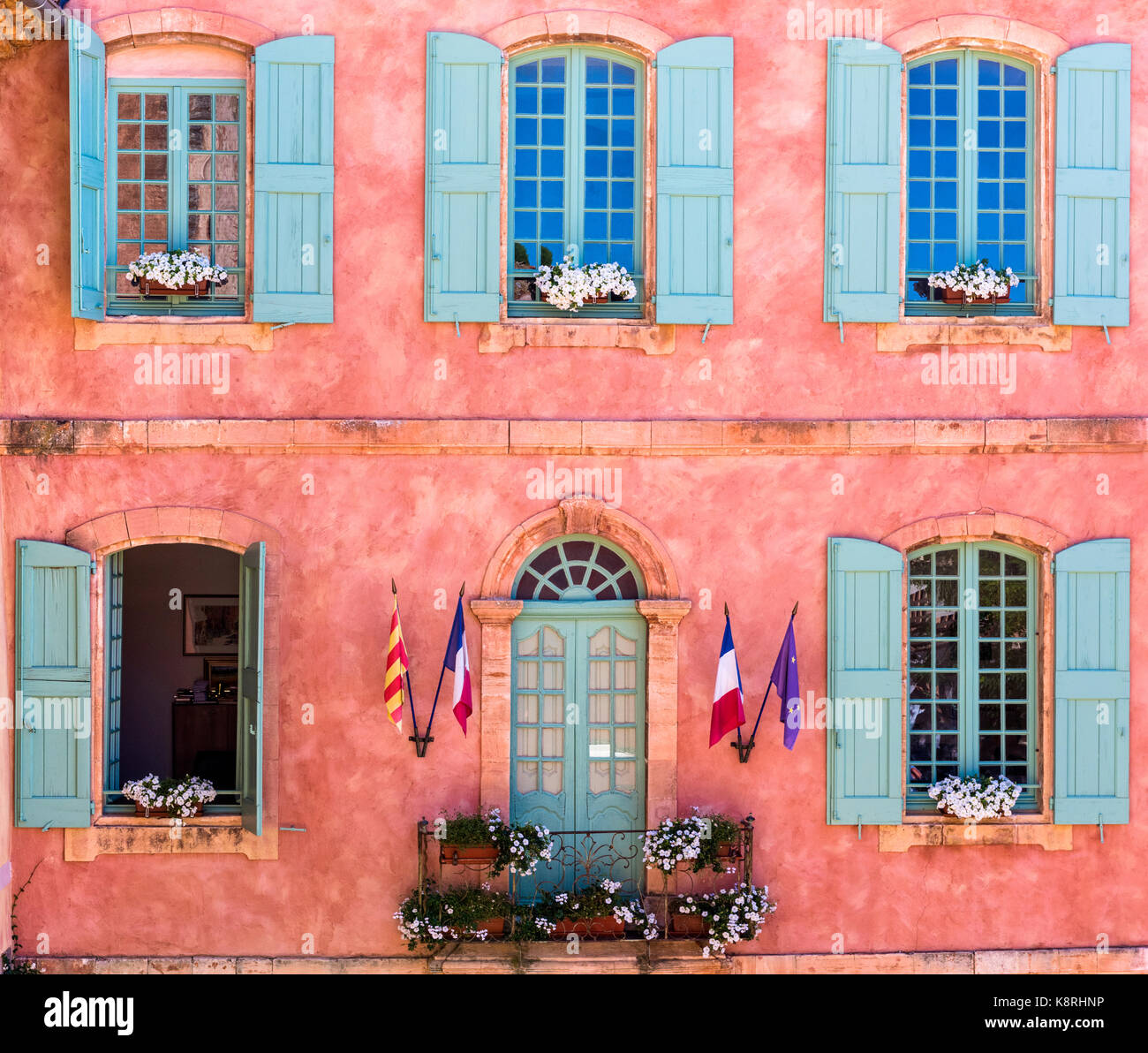 Windows of Roussillon, Provence, France Stock Photo - Alamy