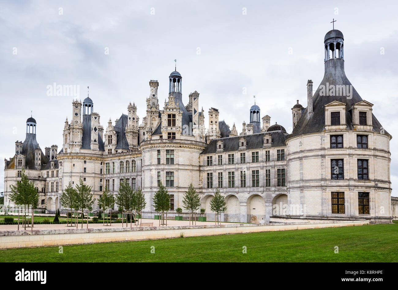 Château de Chambord, the largest chateau in the Loire Valley, Loir-et ...
