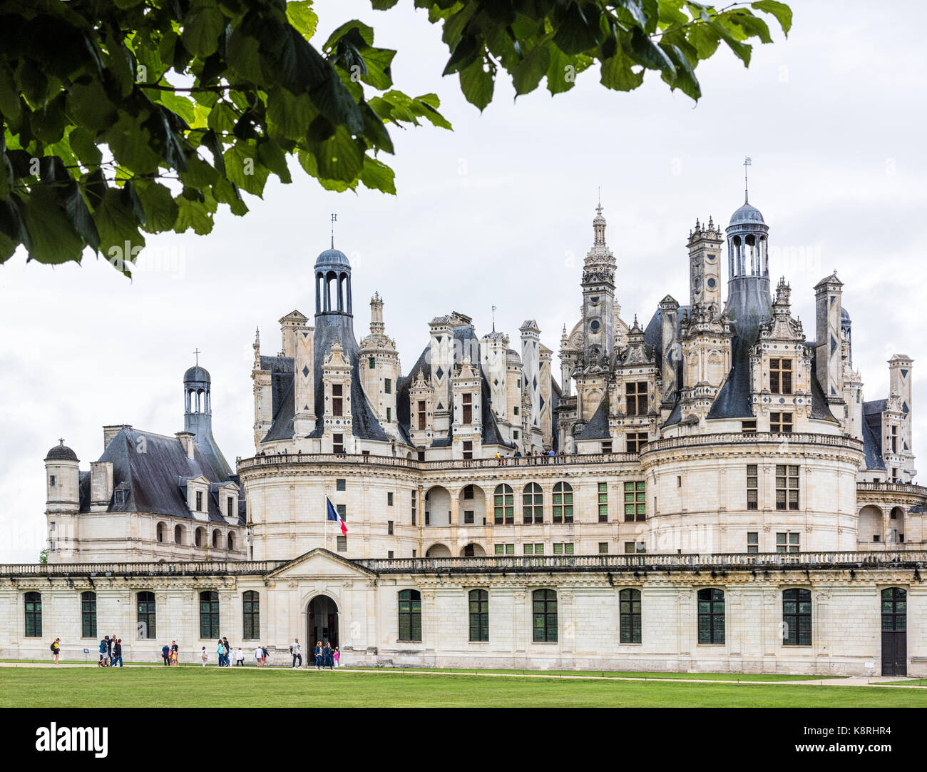 Château de Chambord, the largest chateau in the Loire Valley, Loir-et ...