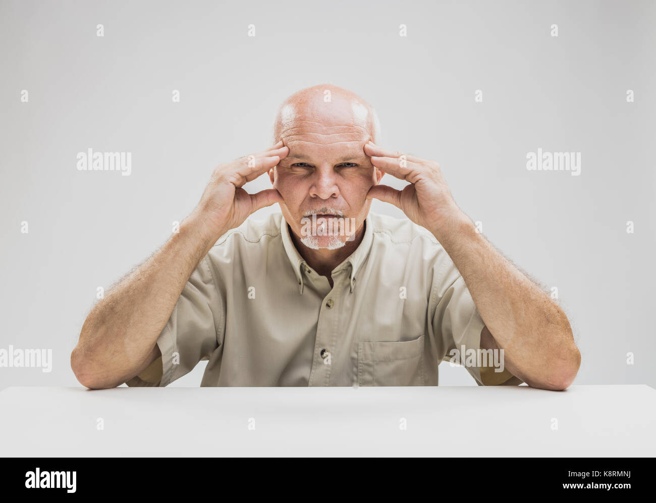 Pensive thinking staring stare hi-res stock photography and images - Alamy