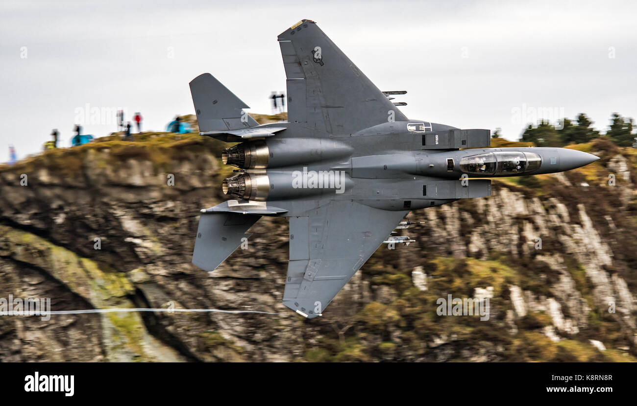 F15 Eagle operating low level Stock Photo - Alamy