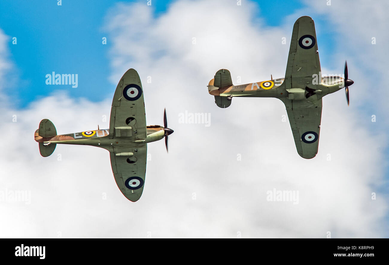 Battle of Britain Spitfire Stock Photo - Alamy