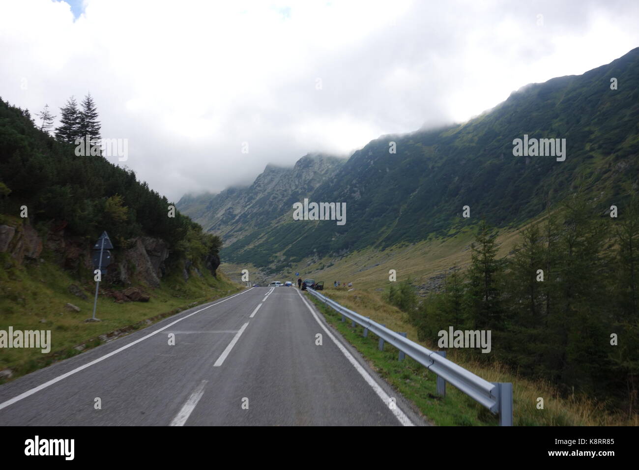 Fagaras Mountains and Transfagarasan road in Romania Stock Photo - Alamy