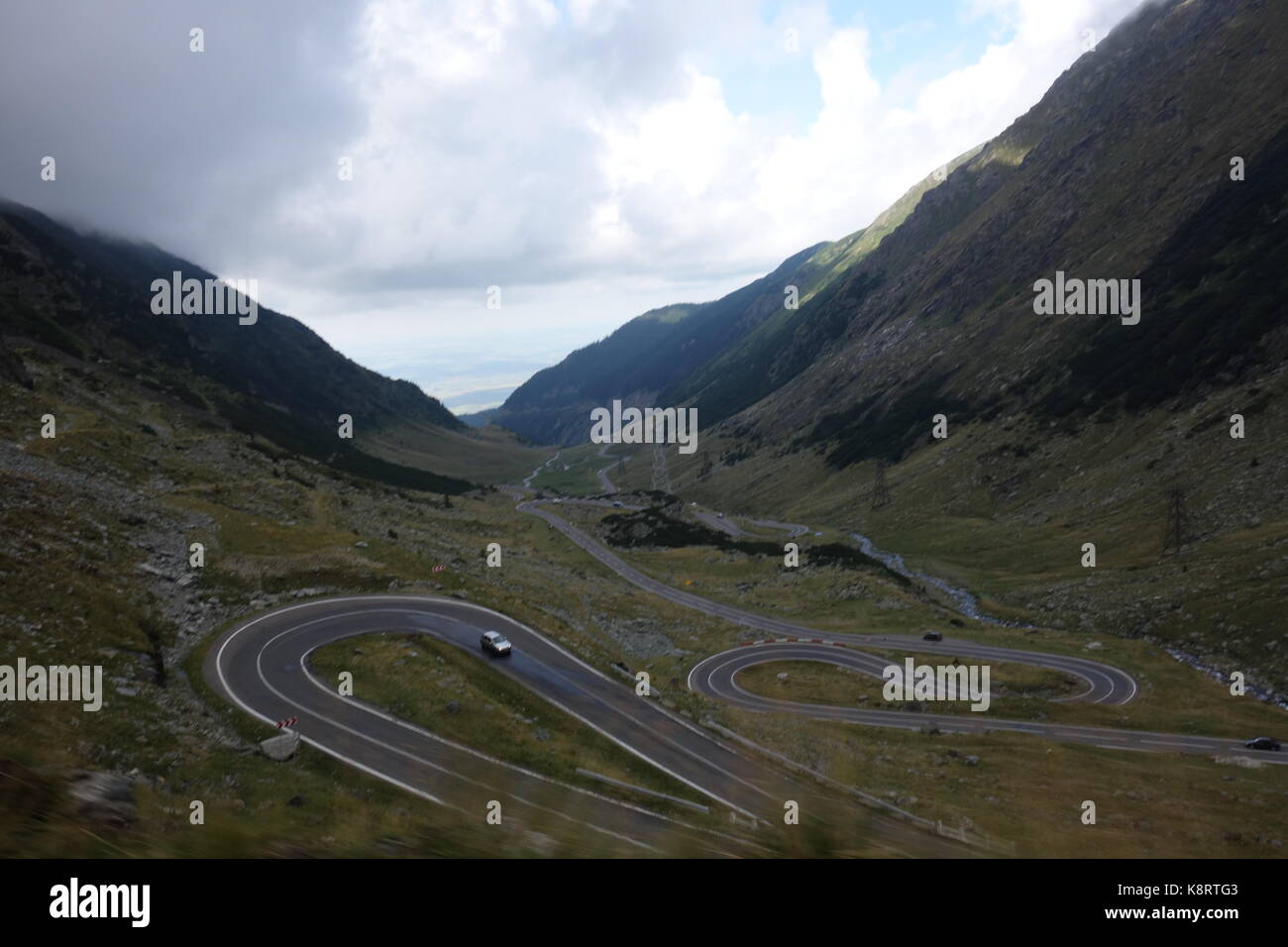 Fagaras Mountains and Transfagarasan road in Romania Stock Photo - Alamy