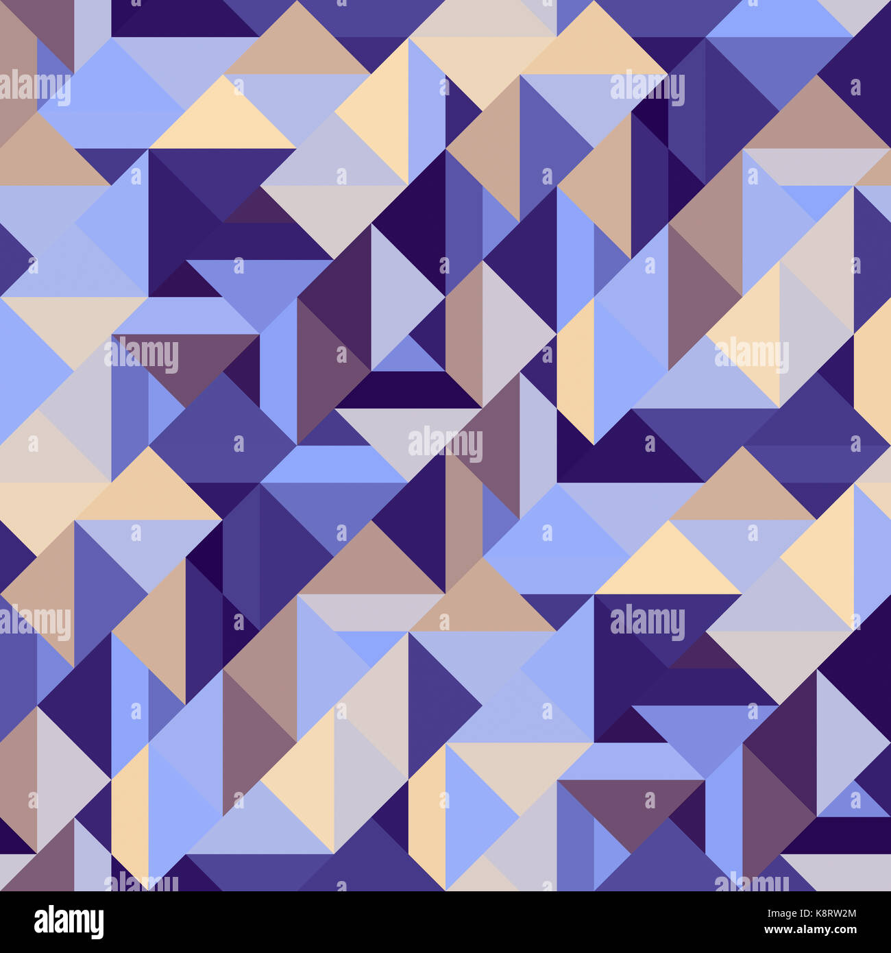 Decorative geometric shapes seamless pattern Stock Photo - Alamy