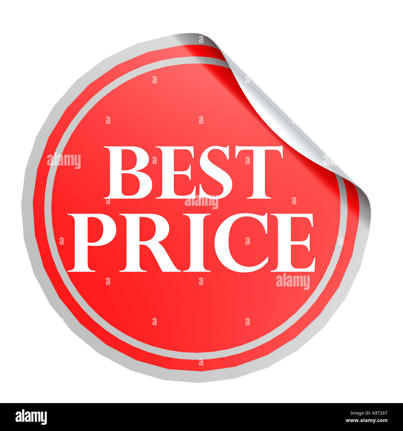 Circle sticker curl hi-res stock photography and images - Alamy