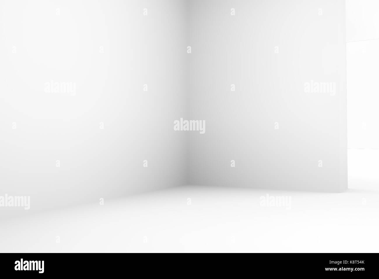Abstract white simple empty room highlights future. Architectural ...