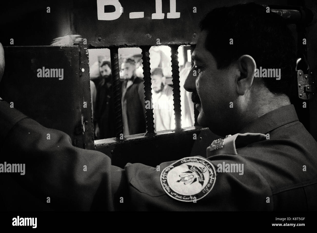 Inmates and staff at Lashkar Gah Prison helmand province Afghanistan ...