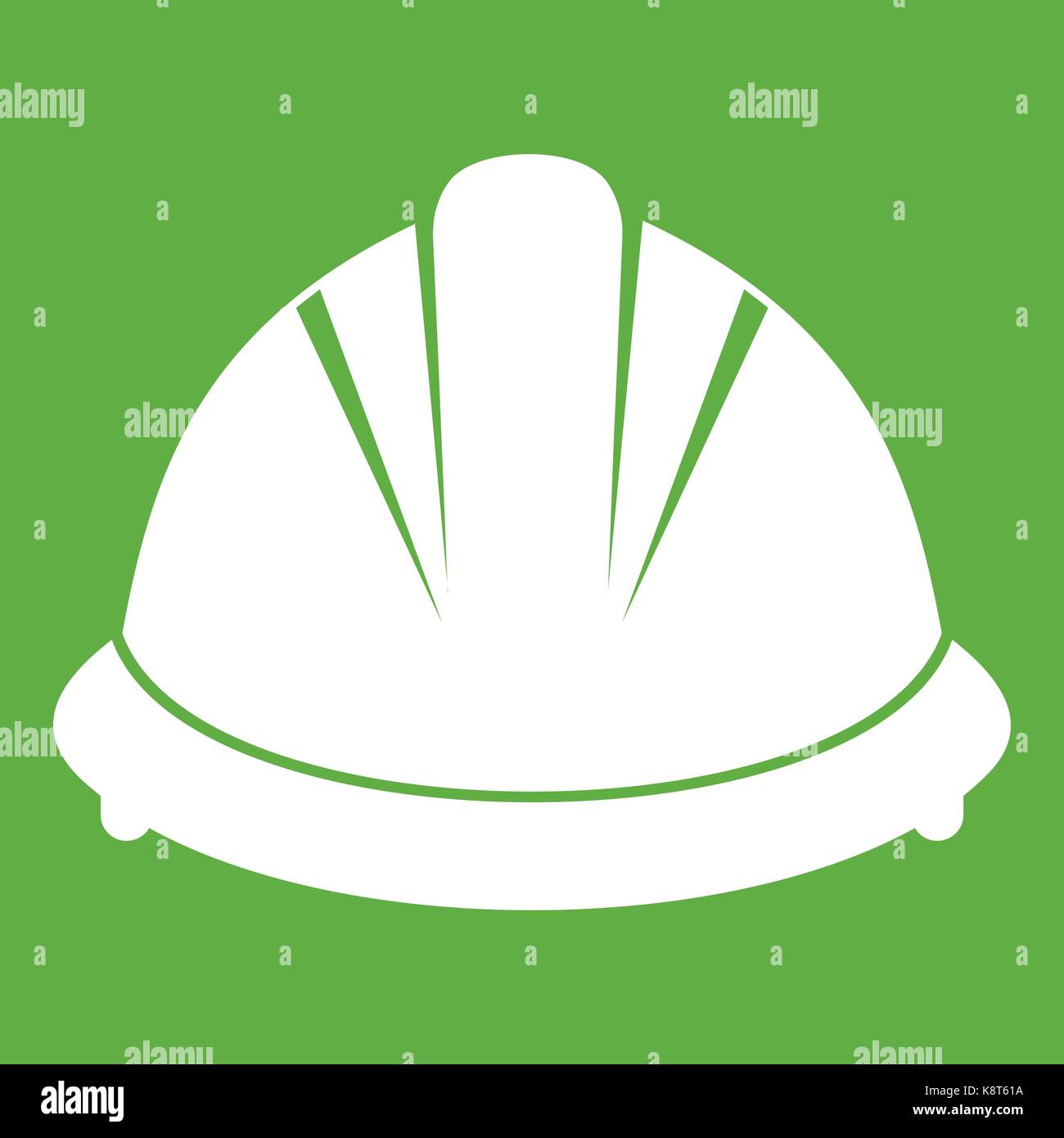 Construction helmet icon green Stock Vector Image & Art - Alamy