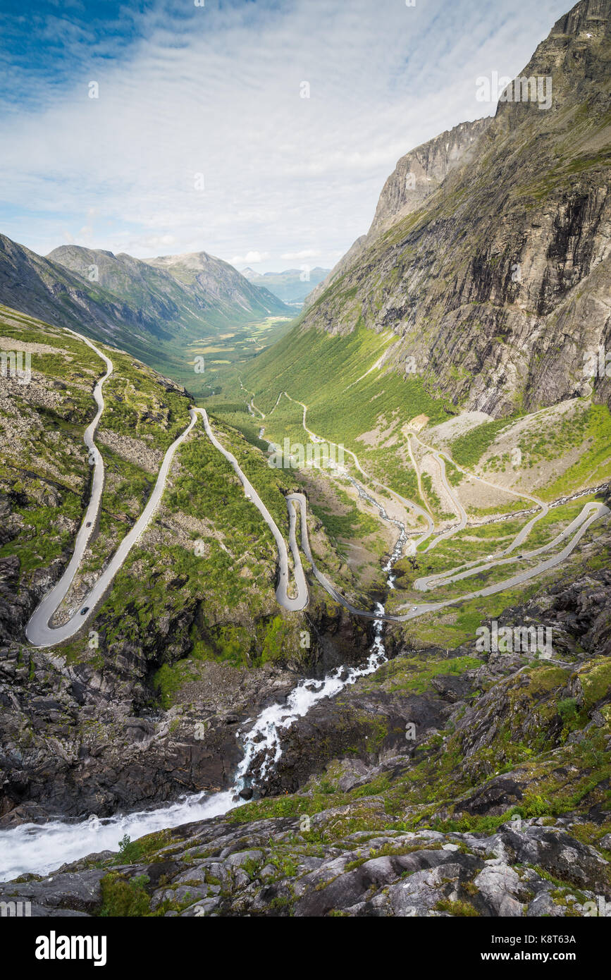 Norwegian mountains near trollstigen hi-res stock photography and ...