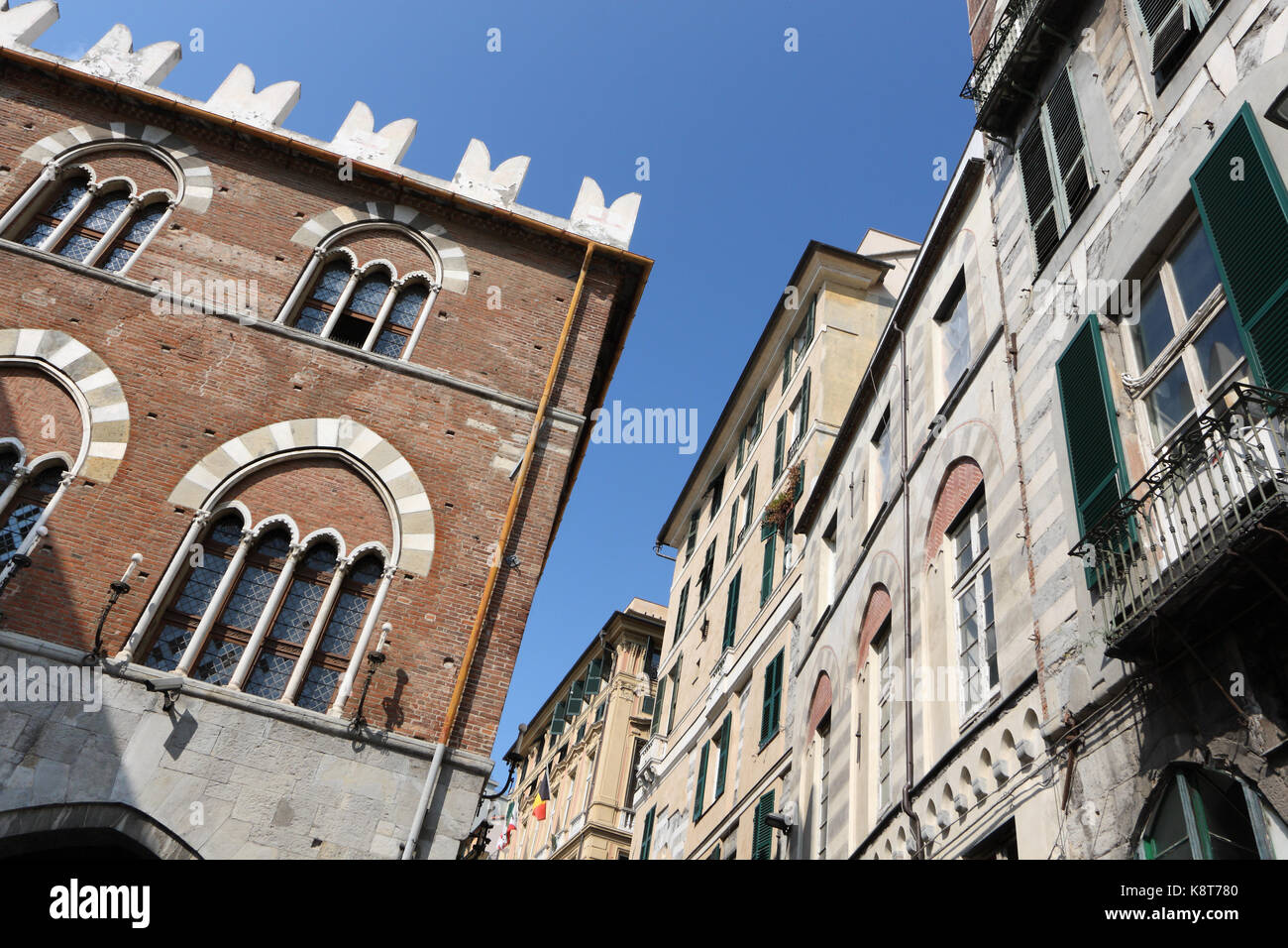 Genoa historic buildings hi-res stock photography and images - Alamy