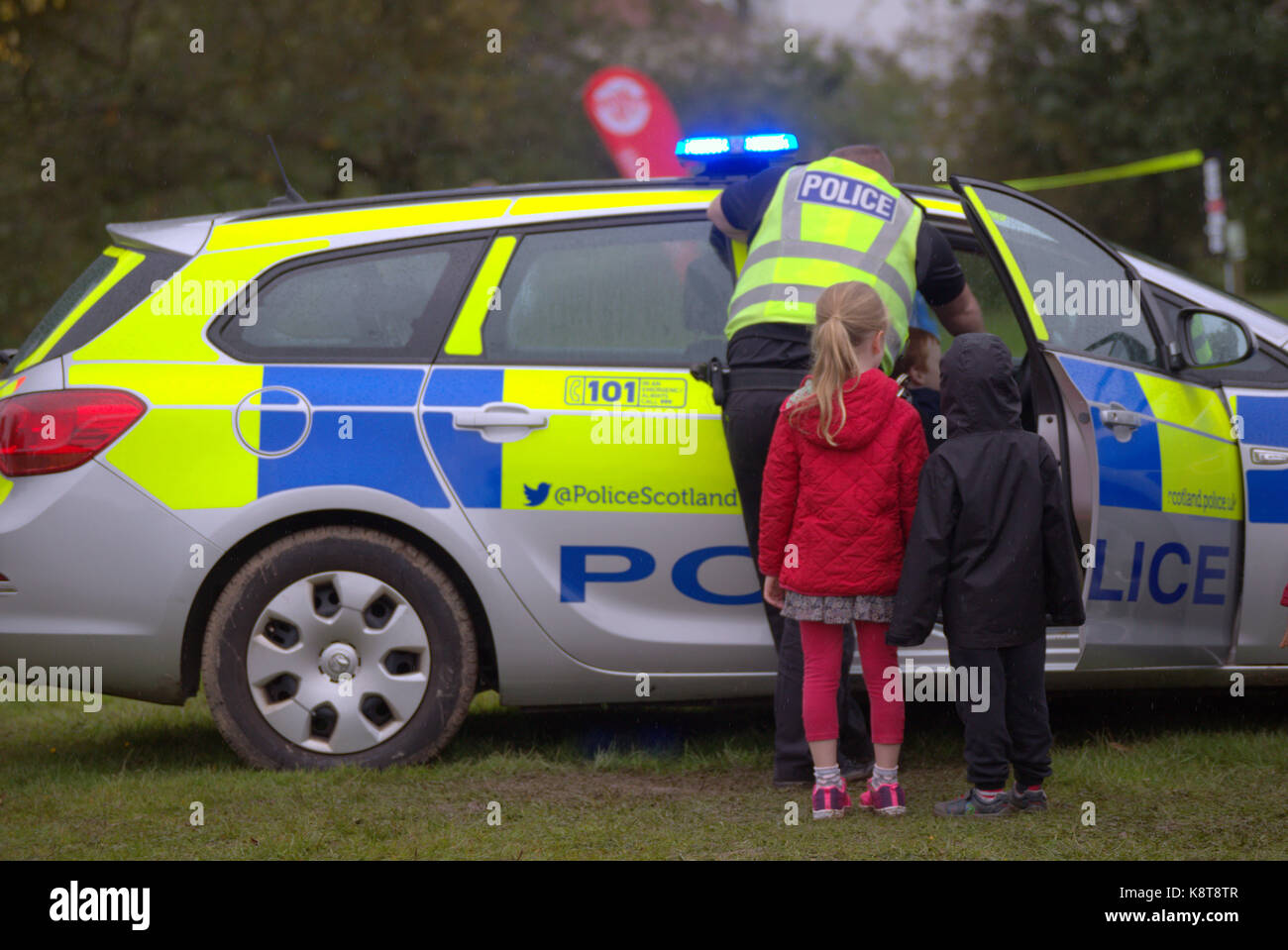 Police car scotland hi-res stock photography and images - Alamy