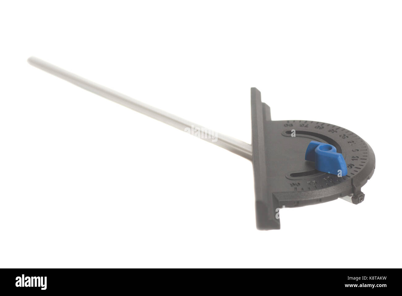 Black protractor isolated on white background Stock Photo - Alamy