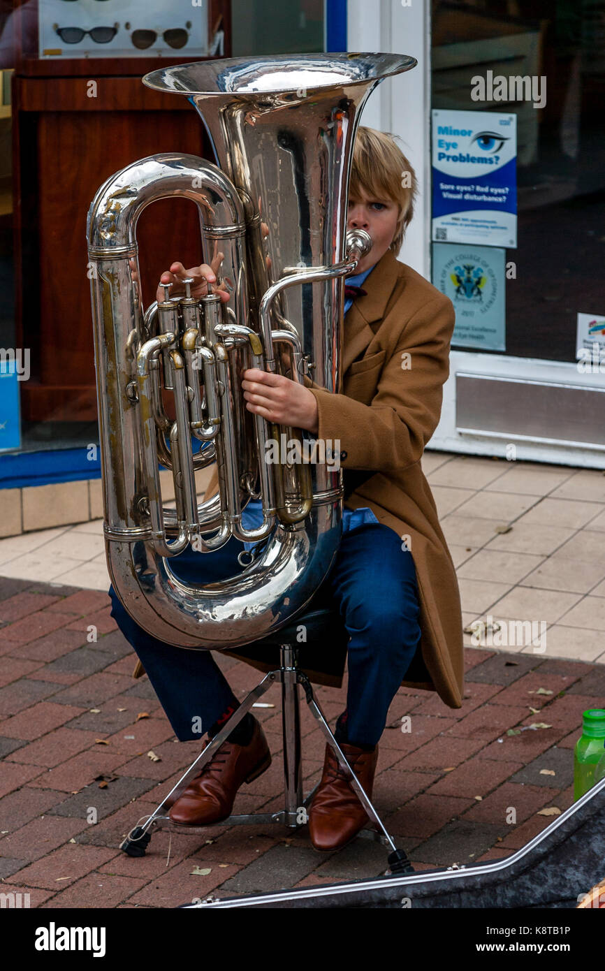 Child Tuba Player