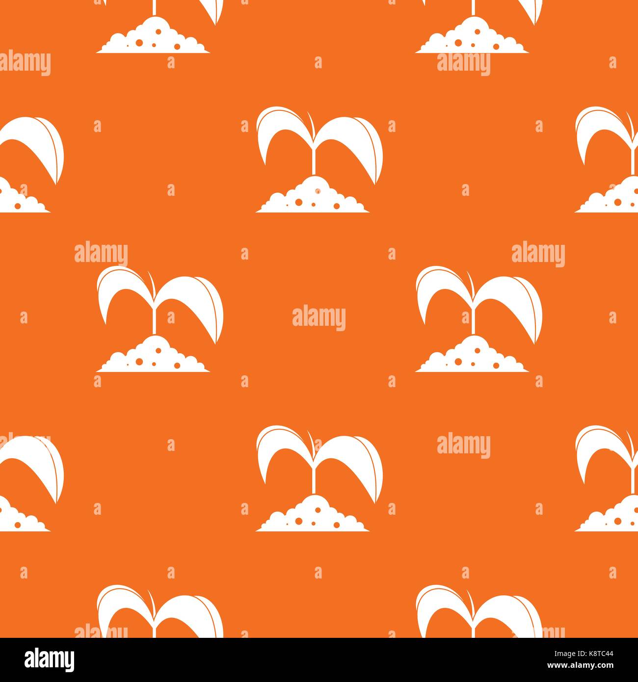 Green seedling in soil pattern seamless Stock Vector Image & Art - Alamy