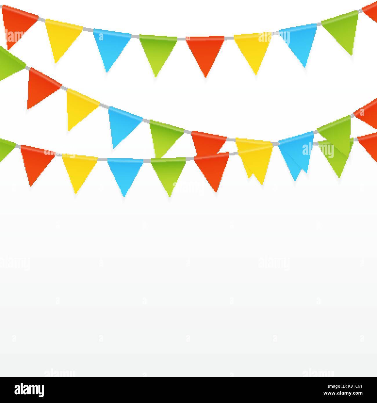 Party Background with Flags Vector Illustration Stock Vector Image ...