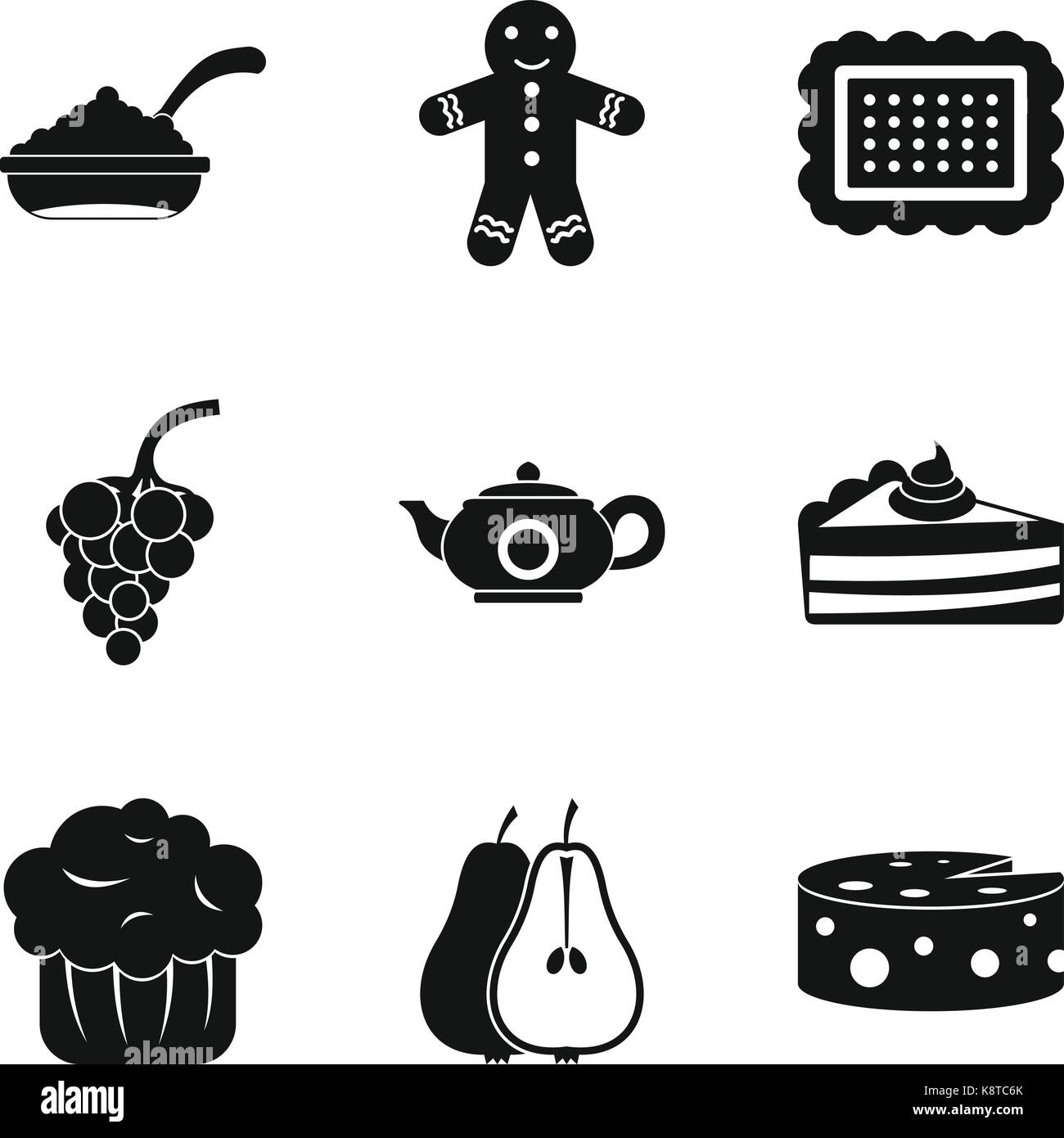 Munificence icons set, simple style Stock Vector Image & Art - Alamy