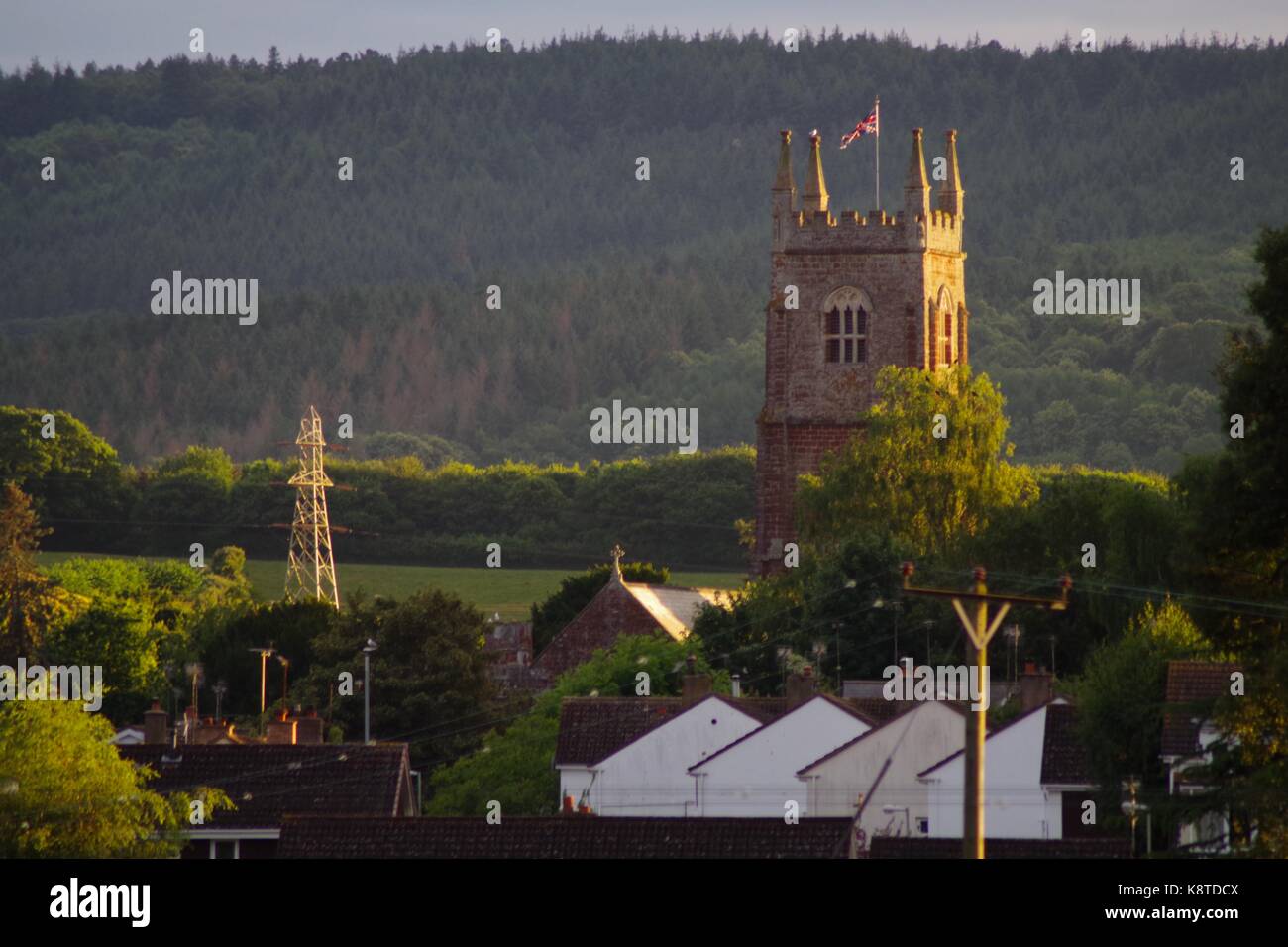 The Belfry Tower of All Saints Church, a Medieval Parish Church, Kenton ...