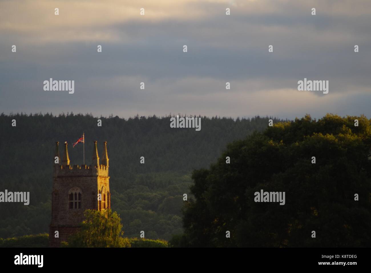 The Belfry Tower of All Saints Church, a Medieval Parish Church, Kenton ...