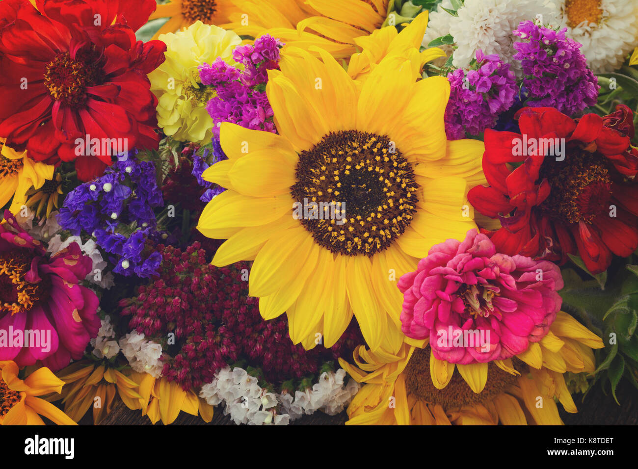Bright fall bouquet Stock Photo - Alamy