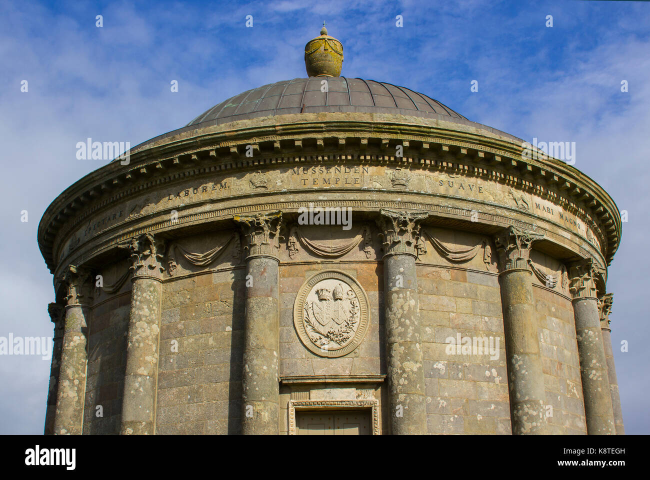Mussenden Temple on the Downhill Demesne on the North Coast of Ireland ...