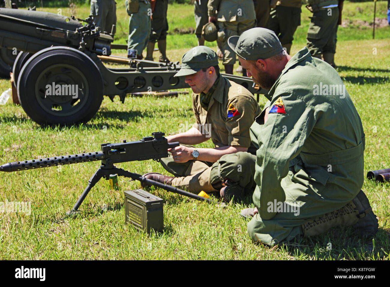 Museum of the American GI Living History Weekend Stock Photo - Alamy