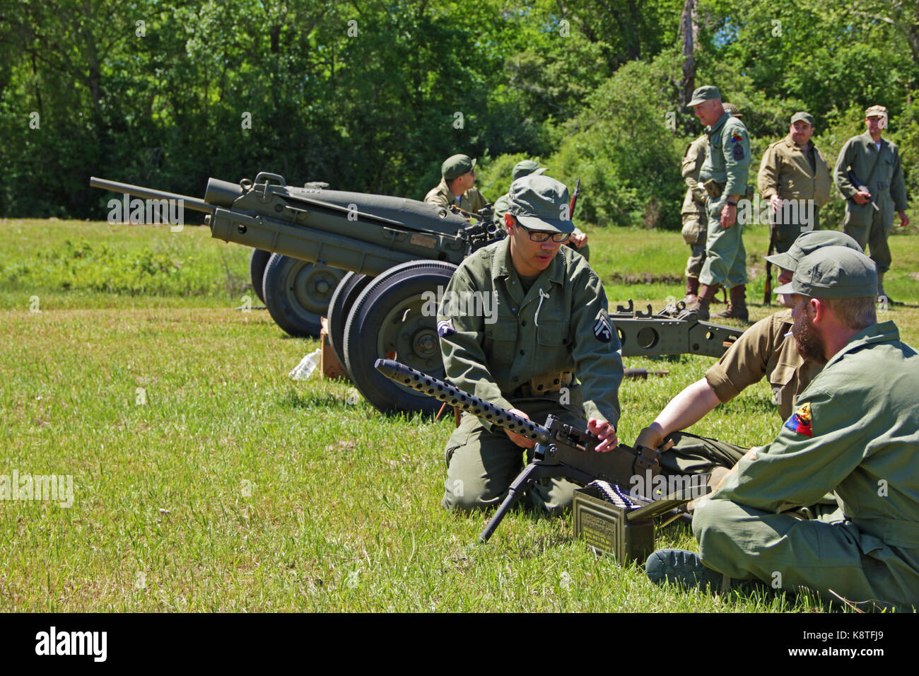Museum of the American GI Living History Weekend Stock Photo - Alamy
