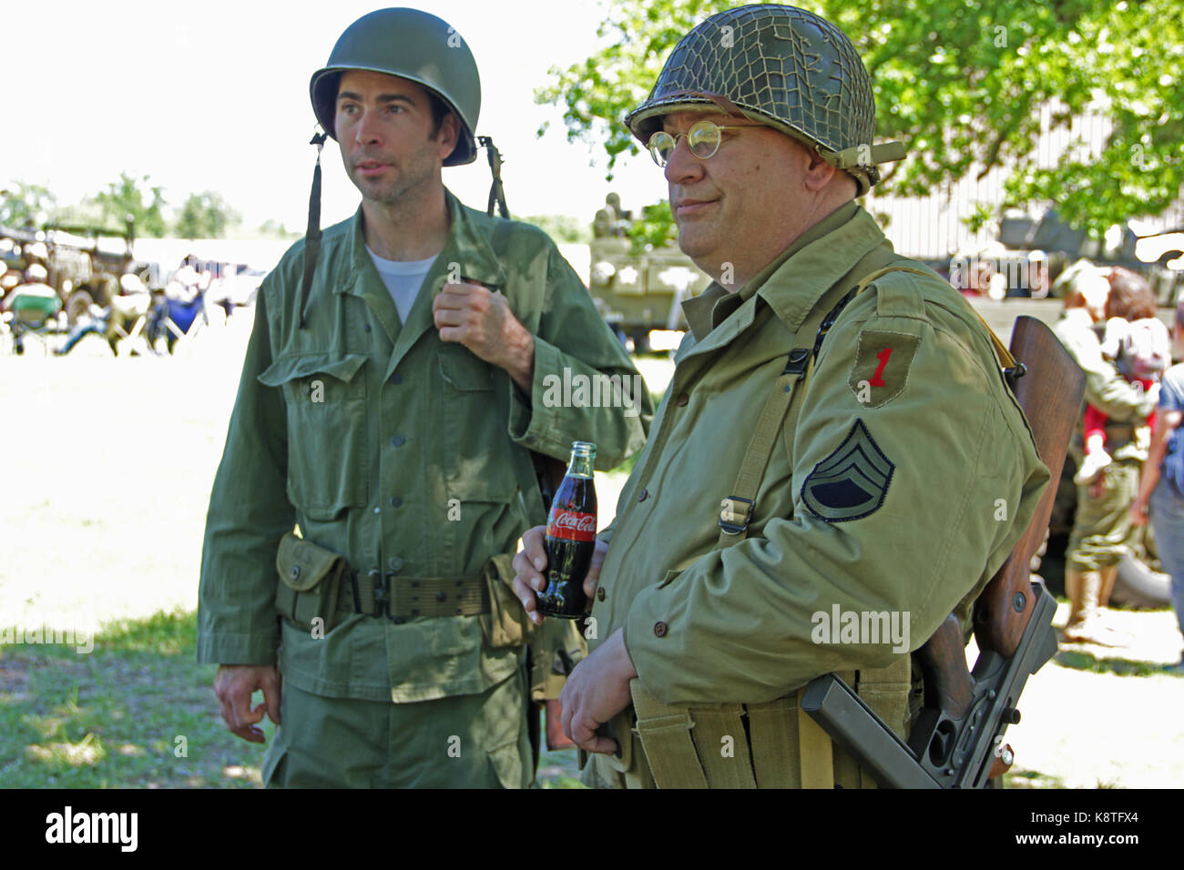 Museum of the American GI Living History Weekend Stock Photo - Alamy