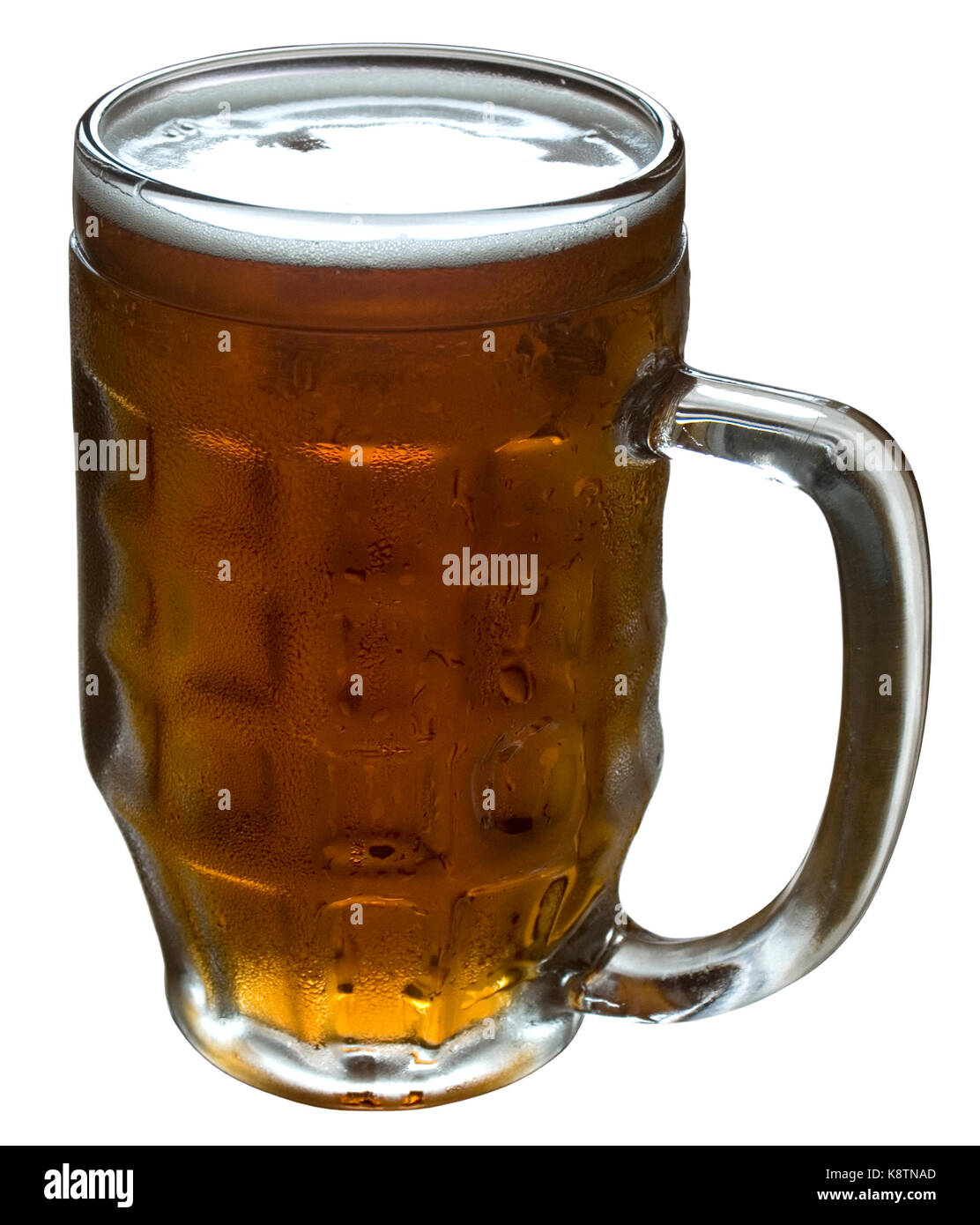 Misted glass of beer Stock Photo - Alamy