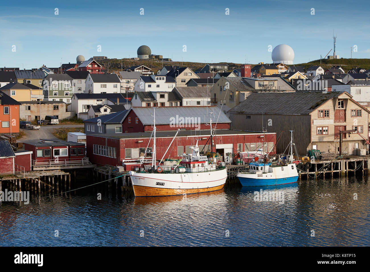 The Picturesque Norwegian Town Of Vardø, High Above The Arctic Circle ...