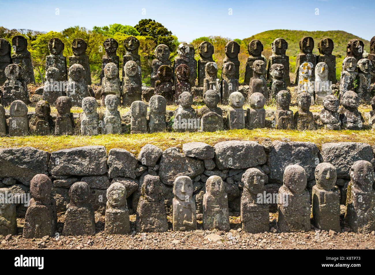 The Jeju Stone Park in Jocheon-eup, Jeju-si, Jeju Island, South Korea ...