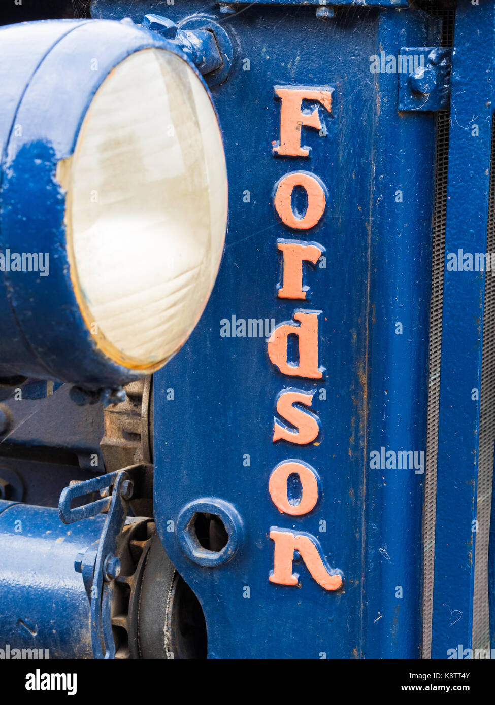 Fordson Tractor Detail Stock Photo - Alamy