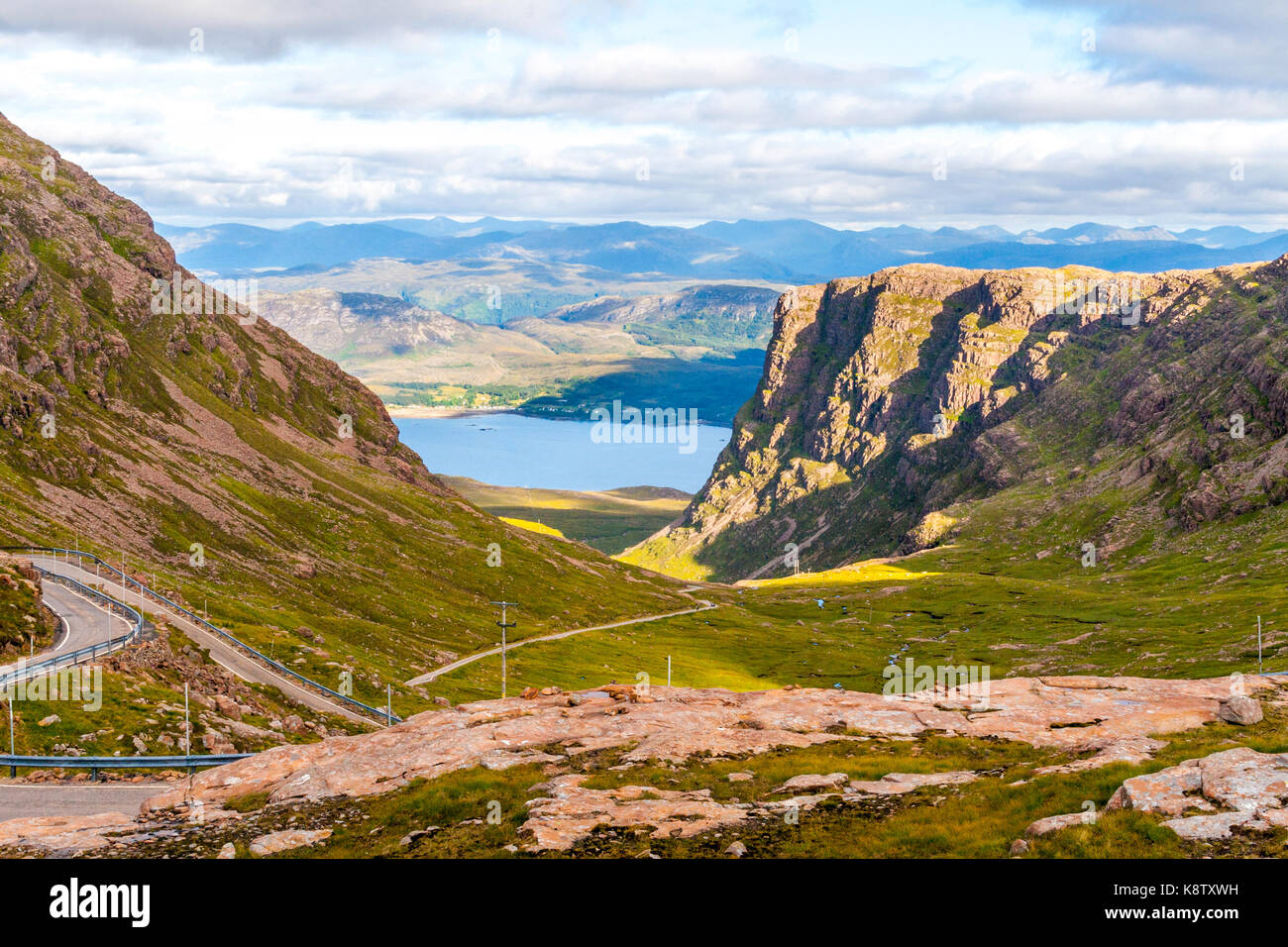 Road to Applecross Stock Photo - Alamy