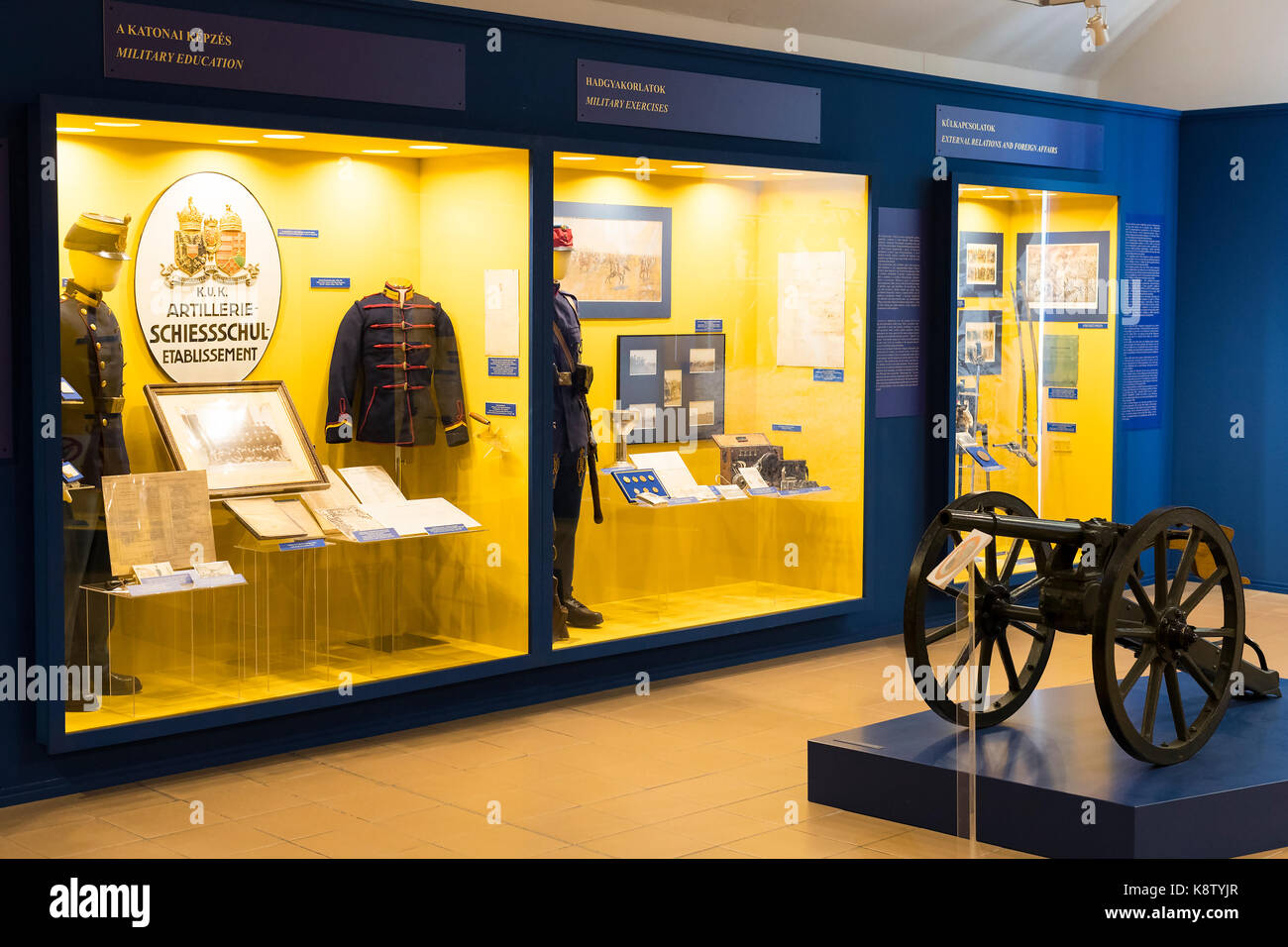 BUDAPEST, HUNGARY - 22 AUGUST 2017: Museum of the history of the ...
