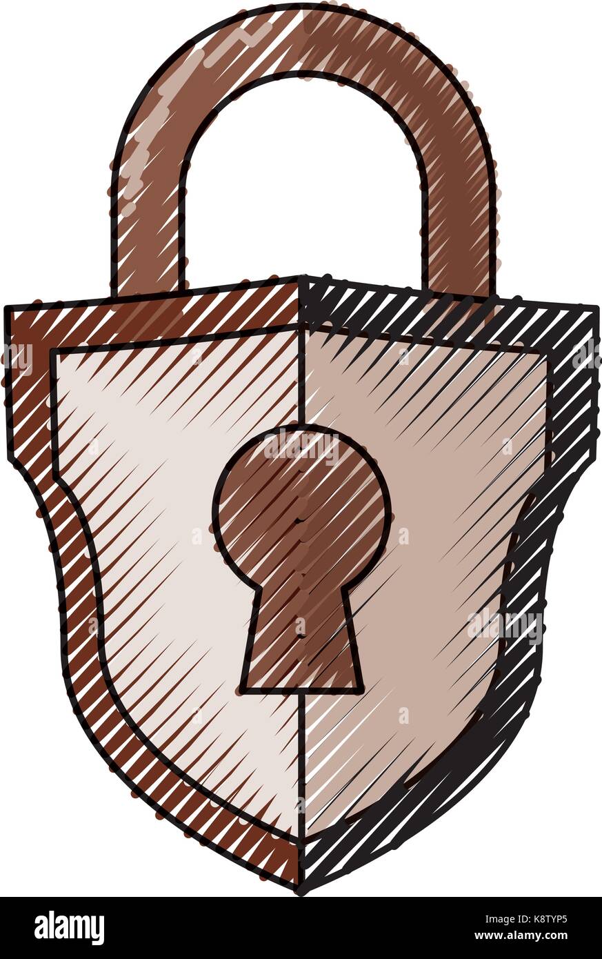 Padlock security symbol Stock Vector Image & Art - Alamy