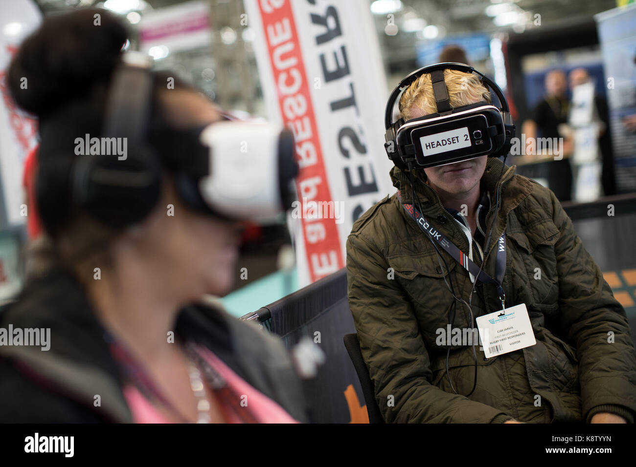 A virtual reality experience run by the Leicestershire Fire and Rescue ...