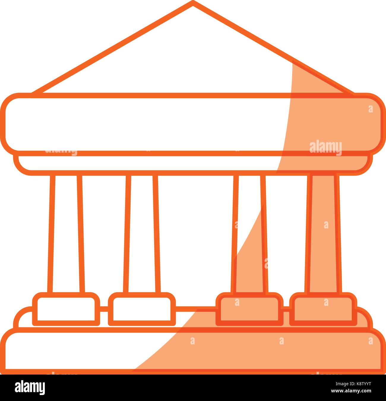 Bank building symbol Stock Vector Image & Art - Alamy
