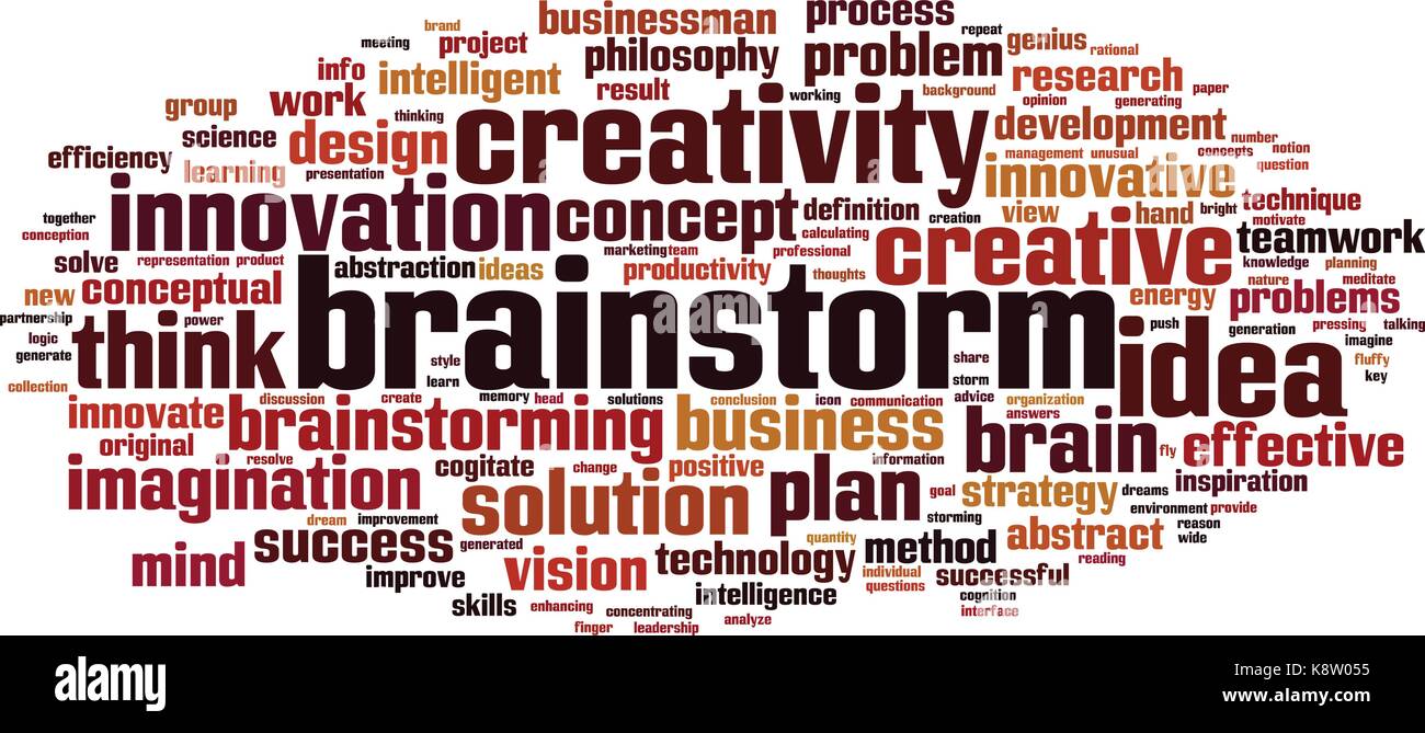 Brainstorm vector vectors hi-res stock photography and images - Alamy