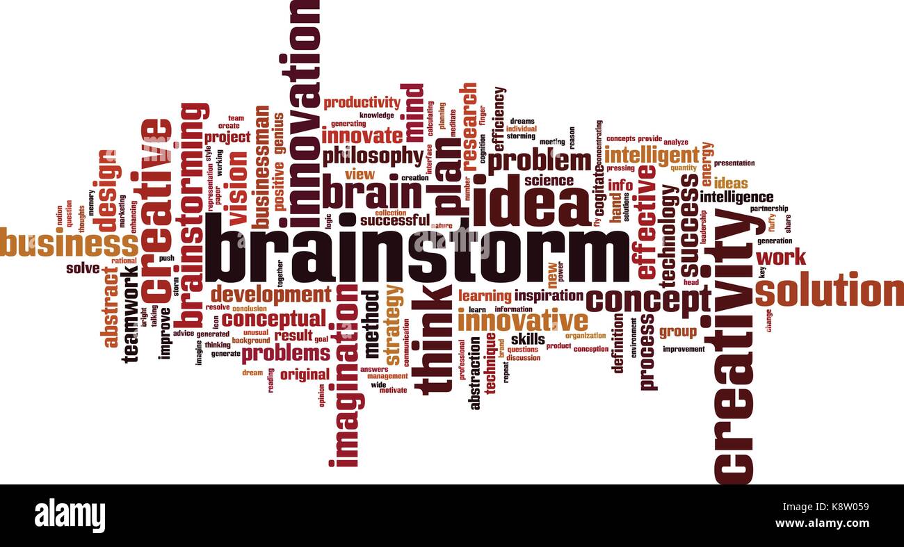 Brainstorm vector vectors hi-res stock photography and images - Alamy