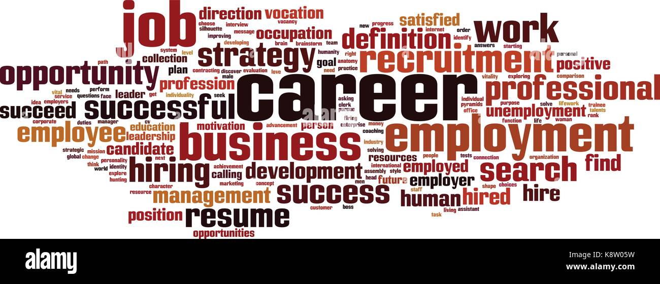 Career word cloud concept. Vector illustration Stock Vector Image & Art ...