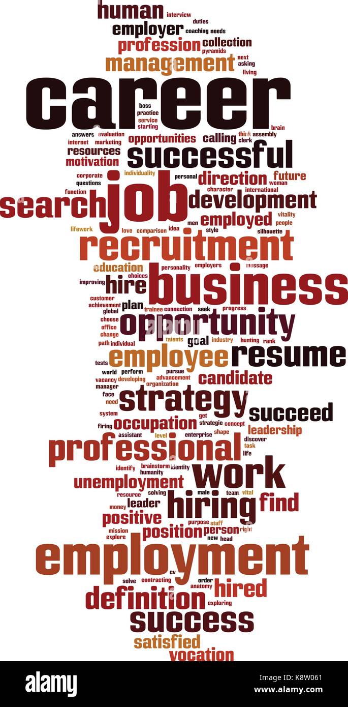 Career word cloud concept. Vector illustration Stock Vector Image & Art ...
