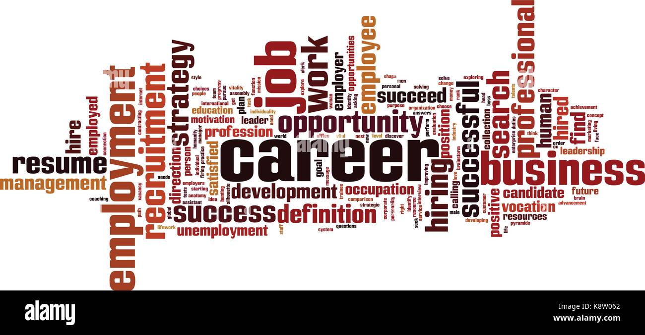 Career word cloud concept. Vector illustration Stock Vector Image & Art ...