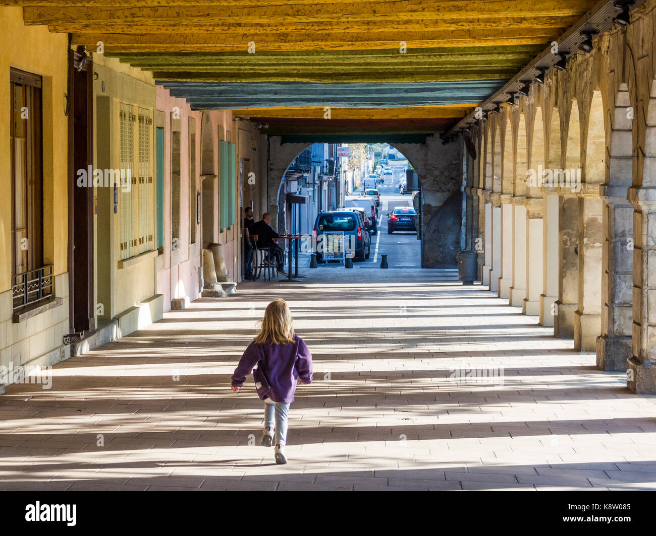 wooden roof in gelerie du levant, Revel Stock Photo - Alamy
