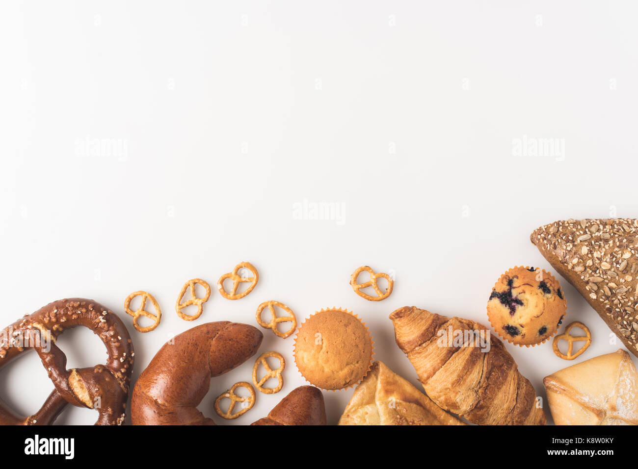 sweet bakery background Stock Photo - Alamy