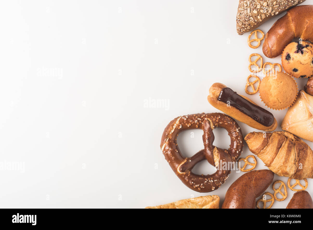 sweet bakery background Stock Photo - Alamy