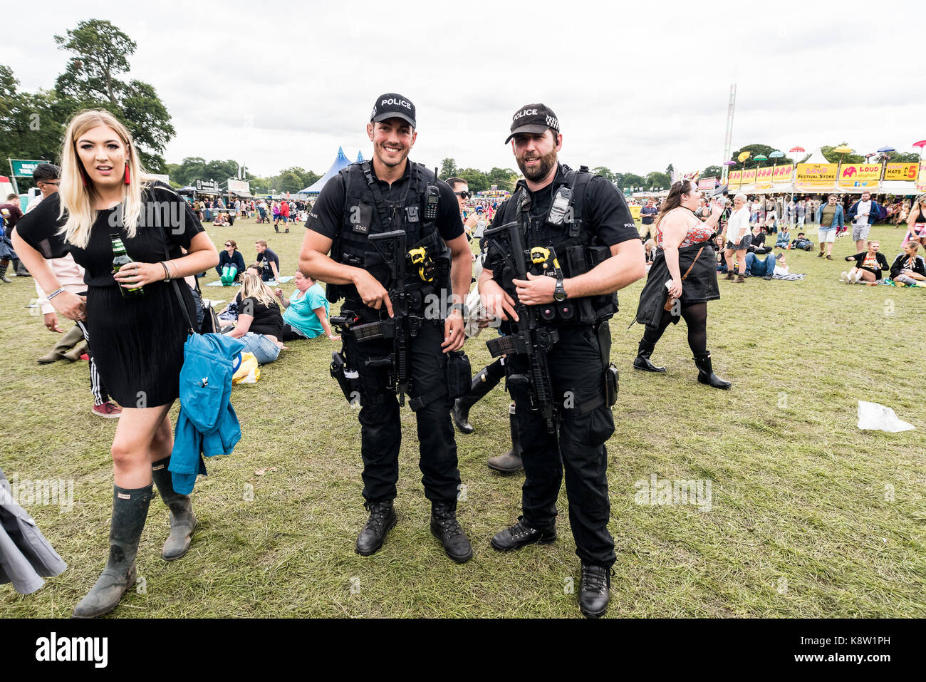 Armed Police patrol a UK festival for the first time Featuring ...