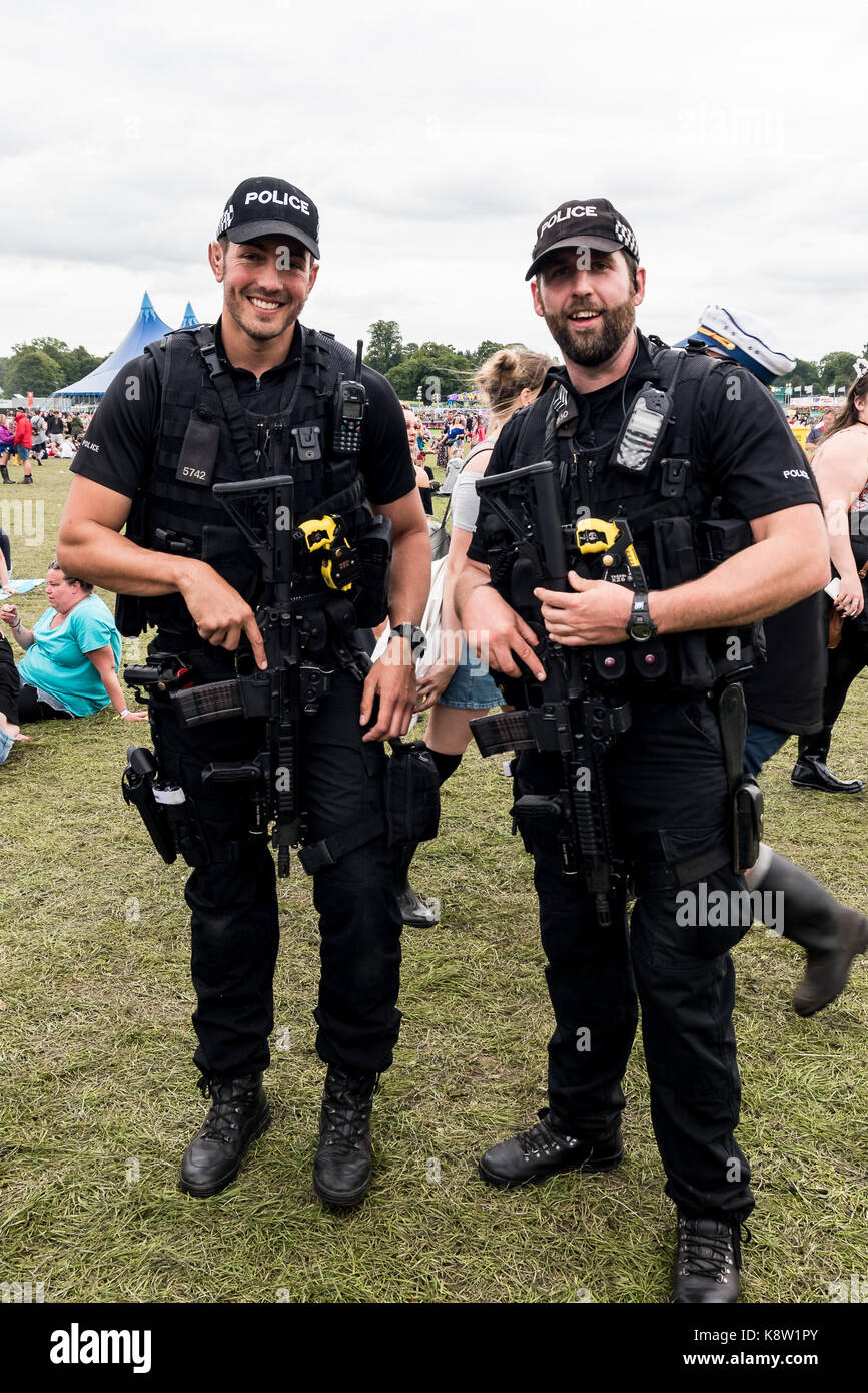 Armed Police patrol a UK festival for the first time Featuring ...